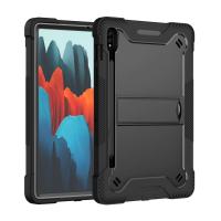 China Laudtec Folding Holder Tablet Case for Samsung Tab S11 A11 Rugged Silicone Pencil Slot 3 Layers Multi-Functional Cover Pbk335 for sale