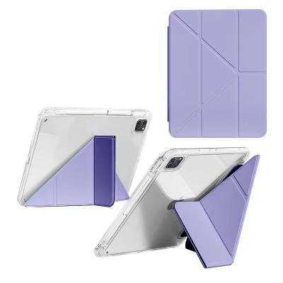 China Laudtec 2024 Folio Stand Smart Cover for iPad Air/Pro 11 Magnetic Case with Pencil Holder Auto Wake/Sleep for sale