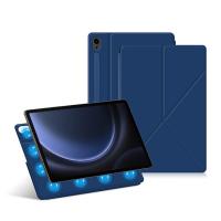 China Laudtec Magnetic Pu Leather Tablet Case for Samsung Tab S11/A11 Pure Color Protective Cover With Pen Slot Customized Logo Pbk332 for sale