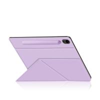 China Laudtec Magnetic Pu Leather Tablet Case for Samsung Tab S11/A11 Pure Color Protective Cover With Pen Slot Customized Logo Pbk332 for sale