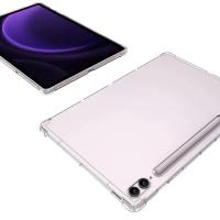 China For Laudtec Transparent TPU Tablet Case for Samsung Tab S11/A11 Clear Back Cover with Anti-Yellow Shockproof & Custom for sale