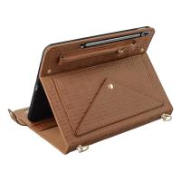 China Laudtec Handbag Case for Samsung Galaxy Tab S10 FE/S9 FE Folio Stand Crossbody Wallet Protective Cover with S Pen Holder for sale
