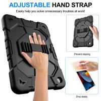 China For Laudtec 3-Layer Multifunctional Tablet Case for Samsung Tab A9+ 11Inch 2023 Folding Holder Hand Strap Shockproof Cover for sale