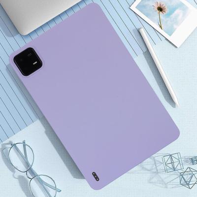 China Laudtec Pbk245 Liquid Silicone Tablet Case Simple Business Slim Lightweight Skin Friendly Anti Fall Cover for Xiaomi Pad 6 5 Pro for sale