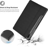China S Pen Holder Smart Cover Case for Samsung Galaxy Tab S7 FE 5G 2021/S8 Plus 2022/S7 Plus 2020 12.4 Inch for 12.4