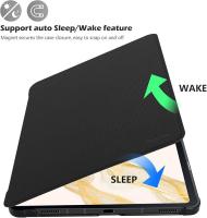 China S Pen Holder Smart Cover Case for Samsung Galaxy Tab S7 FE 5G 2021/S8 Plus 2022/S7 Plus 2020 12.4 Inch for 12.4