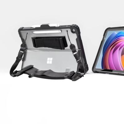China Laudtec Protective Tablet Cases for Microsoft Surface Pro 12Inch Shockproof Cover Removable Hand Grip Belt Shoulder Strap Pbk297 Wholesale OEM/ODM/Private Label for sale
