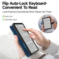 China Laudtec Smart Tablet Cover PU Leather Wireless Scissor 64 Keys Keyboard Case with Auto Wake/Sleep for iPad Mini6/7 8.3 Inches for sale