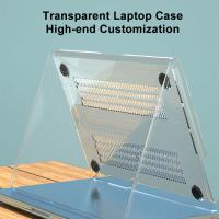 China High Clear Transparent Pc Laptop Case Cover with Different Color Accept CustomizeLogo for Macbook Air 15 Pro 14 for sale