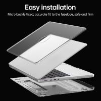China For Laudtec Frosted PC Laptop Case for Macbook Holder Stand and Lens Protection Tablet Cover Candy Simple Color Dnk002 for sale