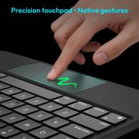 China Laudtec New F95 Keyboard Cover with 4-in-1 Expansion Hub, No Bluetooth Needed and Auto Wake Sleep for 12.9/13-inch iPad Series for sale