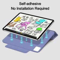 China Laudtec Tri-fold Magnetic Tablet Cases for iPad A16 11 Inch Pu Leather Foldable Stand Shell Custom Logo Ultra Slim Cover OEM for sale