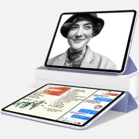 China Laudtec Tri-fold Magnetic Tablet Cases for iPad A16 11 Inch Pu Leather Foldable Stand Shell Custom Logo Ultra Slim Cover OEM for sale