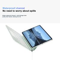 China RGB Backlit Wireless Aluminum Alloy Slim Keyboard Case Full Size Touchpad USB Type-C Spill Resistant for iPad Air5 (2022)10.9