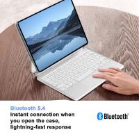 China Global Business Metal Magnetic Keyboard Case Floating Cantilever Stand Precise Typing Scissor Switch Cover for iPad Pro 11 for sale