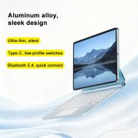 China Global Ready Wireless Floating Magnetic Keyboard Case Aluminum Body Smart Trackpad Precision Typing for iPad Air Pro 10.9/11 for sale