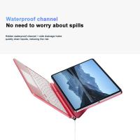 China OEM Custom Metal Magnetic Floating Keyboard Case Wireless Bluetooth Scissor Mechanism Responsive Trackpad for iPad Air Pro 11 for sale