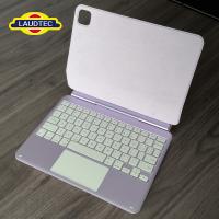 China Factory Premium Metal Bluetooth Keyboard Case Floating Magnetic Stand Smart Touchpad Multilingual for iPad Air Pro 11 10.9 for sale