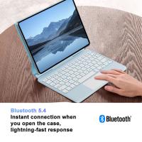 China Wireless BT Aluminum Alloy Magnetic Keyboard with RGB Backlit for iPad Pro(2024)13