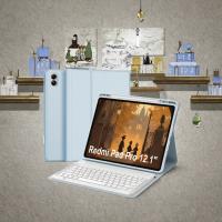 China OEM Redmi Pad Pro 12.1 Inch / for Poco Pad 12.1 Detachable Keyboard Case with PU Material and Pencil Holder 36x24 for sale