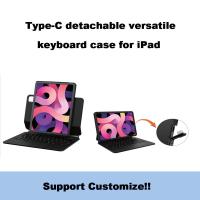China Laudtec USB-C Detachable Versatile Keyboard Folio Case Portrait Landscape 6 Rows Keys for Ipad Air 11 Pro 13 2025 Mini 7 Pbk341 Wholesale OEM/ODM/Private Label for sale