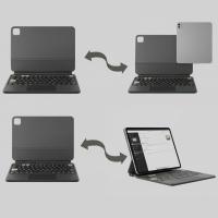 China Smart Touchpad Aluminum Magic Keyboard Case for iPad 10.9 11 Inch Type-C Charging 2nd Magic Keyboard Cover Customizable Service Wholesale OEM/ODM/Private Label for sale