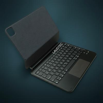 China New Custom for Smart Backlit Touchpad Ultra Thin Full Size Waterproof Keyboard Case Trackpad Magnetic iPad Pro 11'' Case for sale