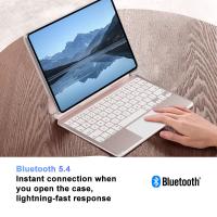 China Laudtec Rechargeable Scissor Wireless Magnetic Keyboard Case for 13-inch iPad Pro(2024)11