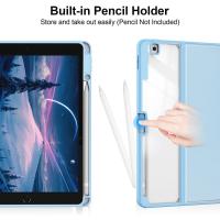 China ODM/OEM Trifold Shockproof iPad Case with Pencil Holder, Auto Sleep/Wake & Dual-Angle Stand, Compatible with iPad Air/Pro 11