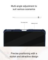 China ODM PC+TPU Heavy Duty Anti-Drop Tri-fold Folio Case With Built-in Pencil Slot Auto Wake Sleep Protective Cover for iPad 11 Inch for sale