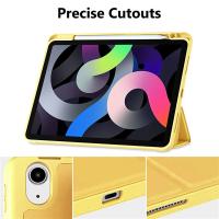 China Wholesales Auto Wake/Sleep Tri-fold TPU Folio Tablet Case with Pencil Slot for iPad Air 4/5, Air 11