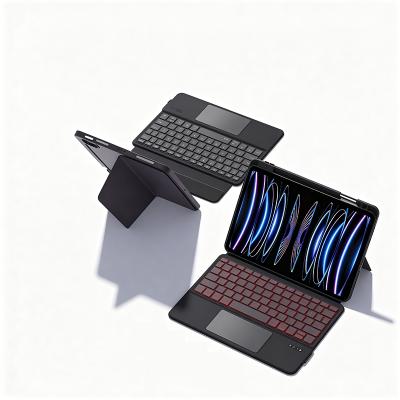 China Hot Selling Laudtec Wireless BT Keyboard Backlit Magnetic for Ipad 10.6