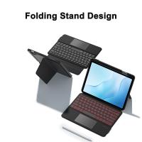 China Hot Selling Laudtec Wireless BT Keyboard Backlit Magnetic for Ipad 10.6