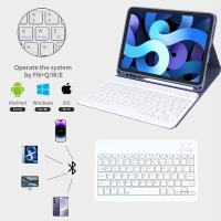 China Wholesale OEM/ODM/Private Label New SCISSOR Magnetic USB-C Waterproof Keyboard Case for iPad Detachable Leather Folio-Style for sale