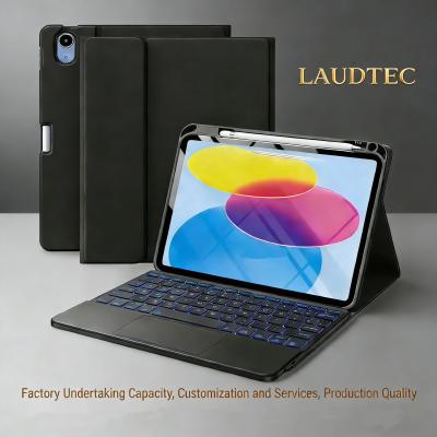 China New for iPad 10.9Inch TPU Flip Cover with Integrated Mechanical Magnetic Keyboard-Style Case Touchpad Wireless ODM/Private Label for sale