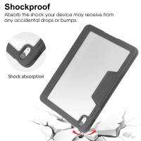 China Laudtec Pbk250 Shockproof Tablet Case Clear Back Cover Auto Sleep Wake Pen Slot Simple Business Anti Scratch for Ipad Air Pro 13 for sale