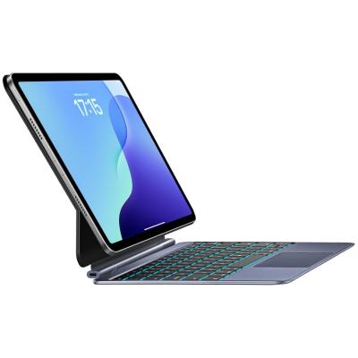 China Magnetic Keyboard for iPad A16/iPad 11th (A16 2025) 10th Lightweight Ultra-Slim Smart Keyboard with Trackpad 7 Colors Backlight for sale
