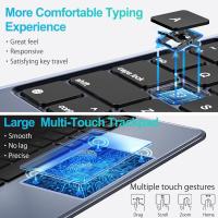 China Magnetic Keyboard for iPad A16/iPad 11th (A16 2025) 10th Lightweight Ultra-Slim Smart Keyboard with Trackpad 7 Colors Backlight for sale