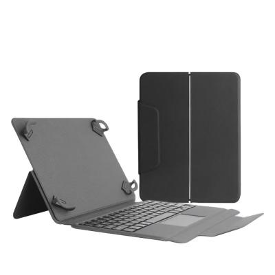 China Universal Tablet Case with Keyboard for Tablet 9-11 Inch Pu Leather Simple Business Cover with Foldable Back Holder Wholesale OEM/ODM/Private Label for sale