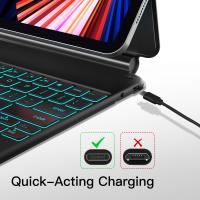 China Laudtec Magic Magnetic Wireless Keyboard Case for iPad Air and iPad Pro Usb-c Charging Wholesale OEM/ODM/Private Label for sale
