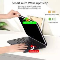 China Magic Keyboard Magnetic Tablet Case for iPad 10.2 10.9 12.9 Air Pro 11 13 Cover Touch-pad Back Light Support Multi Touch Wholesale OEM/ODM/Private Label for sale