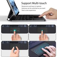 China Magic Keyboard Magnetic Tablet Case for iPad 10.2 10.9 12.9 Air Pro 11 13 Cover Touch-pad Back Light Support Multi Touch Wholesale OEM/ODM/Private Label for sale