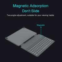 China Original Tablet 10.2 Keyboard  Leather Case for iPad  Wireless Bt Connect Magic Keyboard With Strong Magnet and Glass Touchpad Wholesale OEM/ODM/Private Label for sale