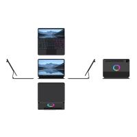 China Laudtec Keyboard Case for iPad Pro 11 2024 Magic-Style Magnetic with Omni-directional Trackpad Floating Cantilever Stand Wholesale OEM/ODM/Private Label for sale