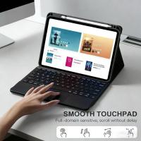 China Laudtec TPU Flip Cover with Touchpad and Magic Keyboard Case for iPad 10.9 Inch Wholesale OEM/ODM/Private Label for sale