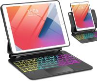 China Magic Keyboard Case for iPad 10.2 Inch RGB Backlit Trackpad Cantilever Magnetic Stand for 7th/8th/9th Gen OEM/ODM/Private Label for sale