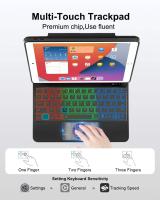 China Magic Keyboard Case for iPad 10.2 Inch RGB Backlit Trackpad Cantilever Magnetic Stand for 7th/8th/9th Gen OEM/ODM/Private Label for sale