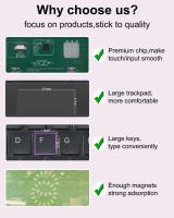 China Magic Keyboard Case for iPad 10.2 Inch RGB Backlit Trackpad Cantilever Magnetic Stand for 7th/8th/9th Gen OEM/ODM/Private Label for sale