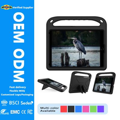 China Professional Manufacturer Shockproof Kids Tablet Cover With 2-in-1 Handle Stand for 10.2 Inch iPad 2019/2020/2021 Custom Logo for sale