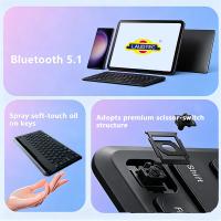 China Ultra Slim 78-Key Wireless BT 5.1 Keyboard Scissor Switch with Universal Tablet & Phone Stand ODM OEM/Private Label for sale